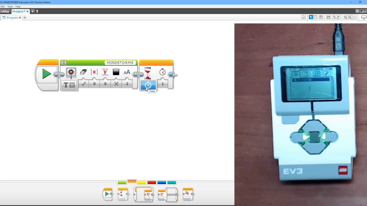Display Text - Lego Mindstorms EV3 - YouTube