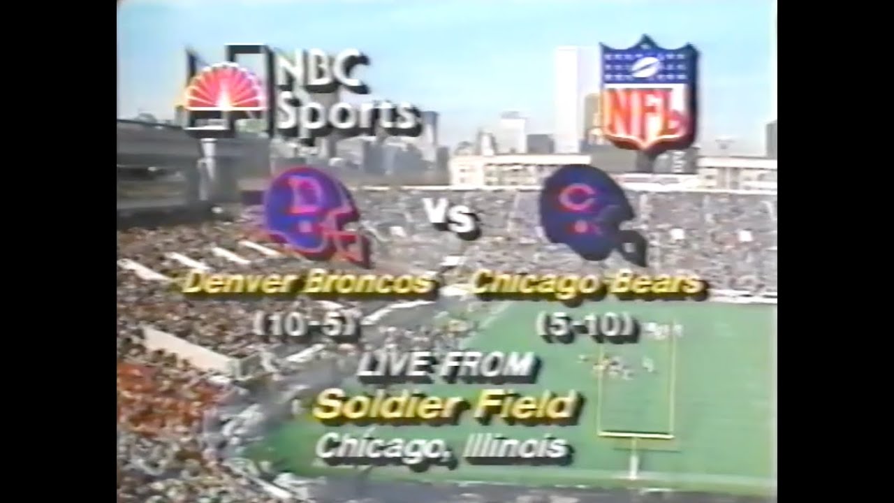 1981 Week 16 - Broncos vs. Bears - YouTube