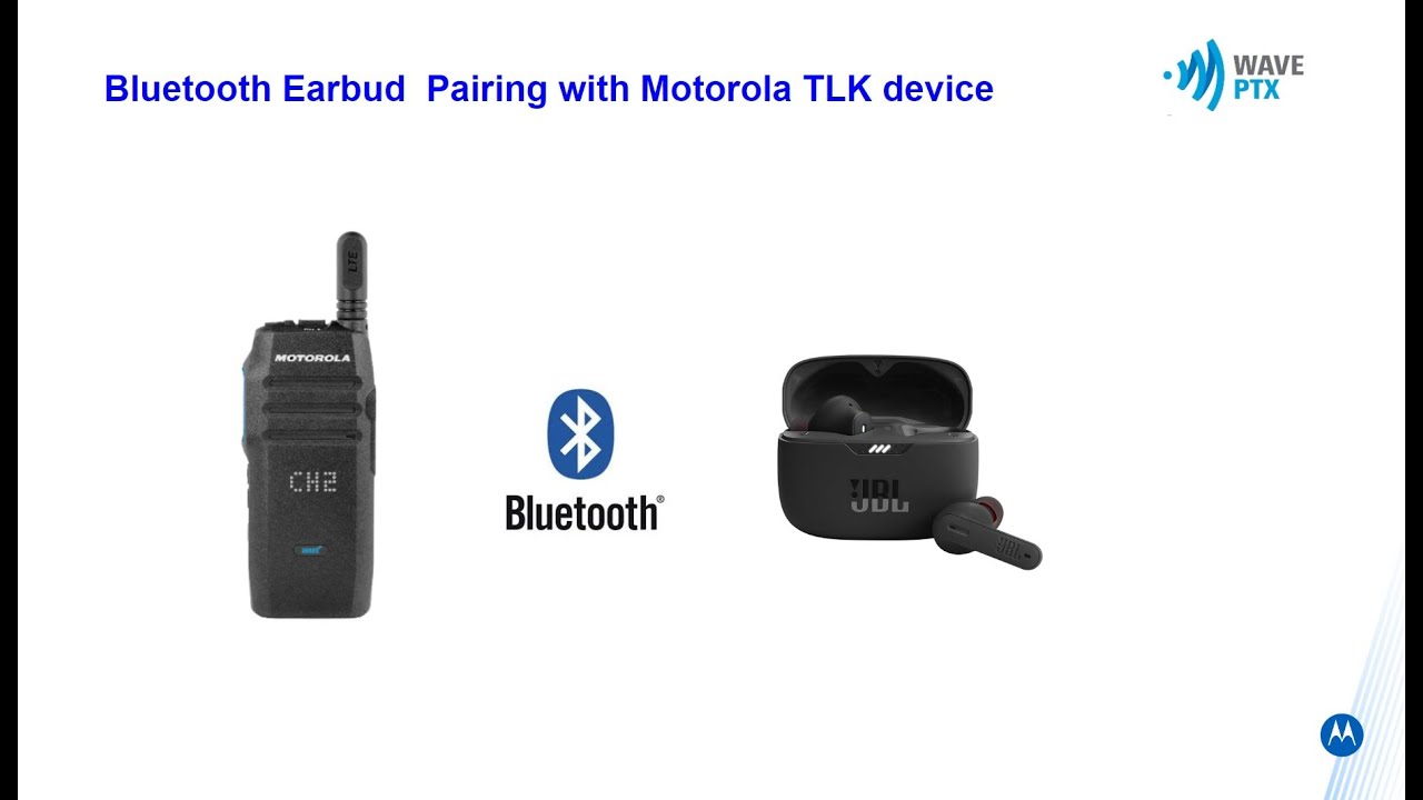 Bluetooth Earbud Pairing with Motorola TLK device. Contact on +91 ...