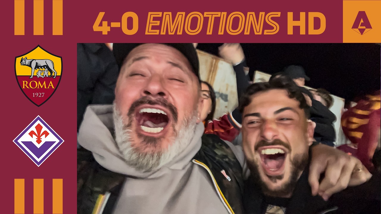 ROMA-FIORENTINA 4-0 | EMOTIONS dall'OLIMPICO | HD - YouTube