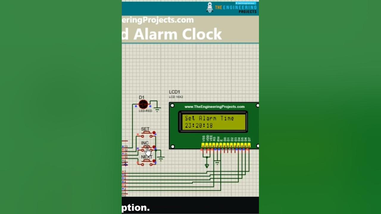 Arduino Alarm Clock | Proteus Simulation - YouTube