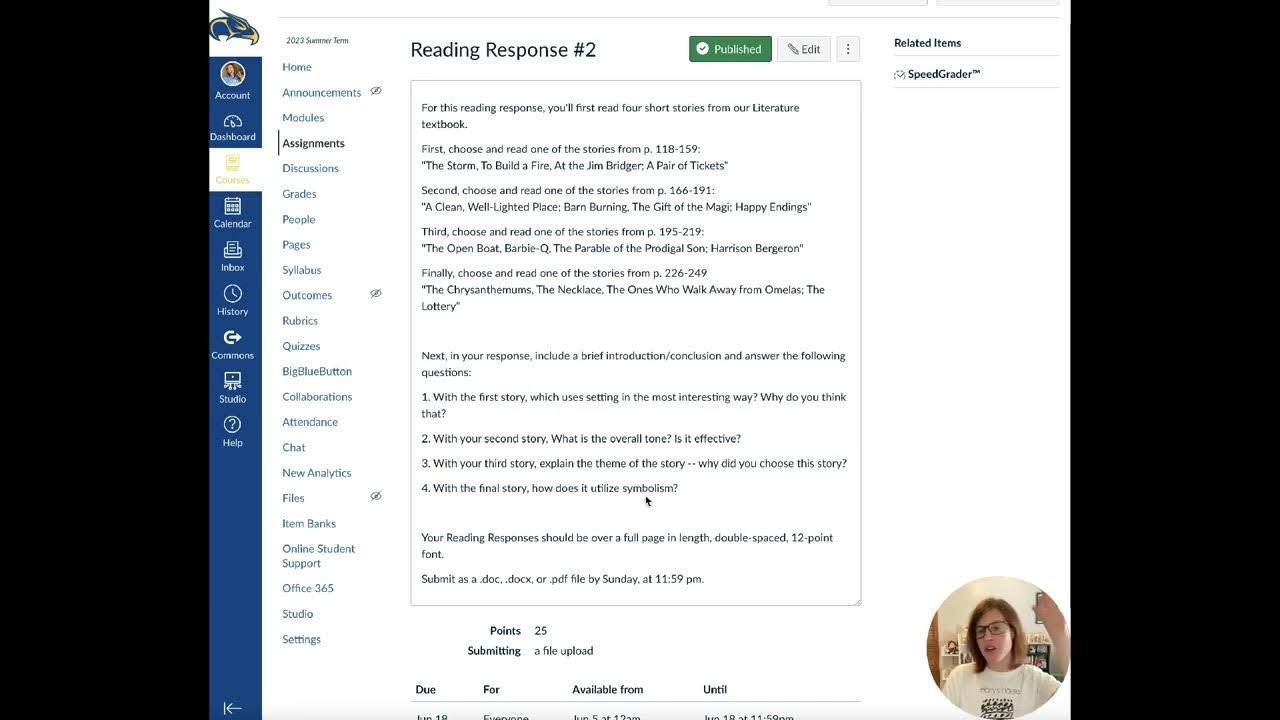 ENG 122: Week Two Lecture Video! - YouTube