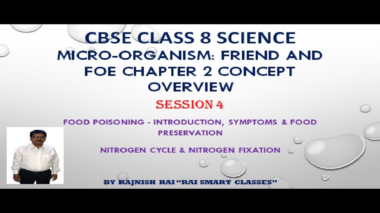 CBSE CLASS 8 SCIENCE Micro organism: Friend and Foe CHAPTER 2 Concept ...