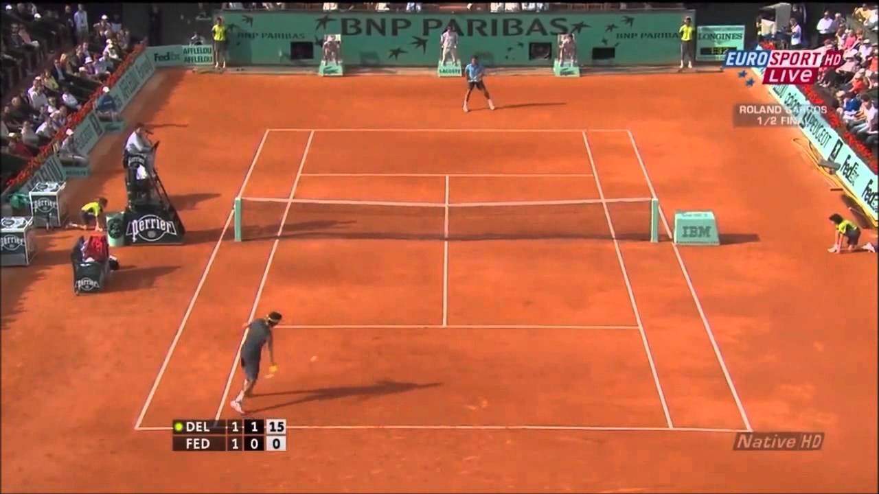 (HD) Roger Federer best drop shots - YouTube