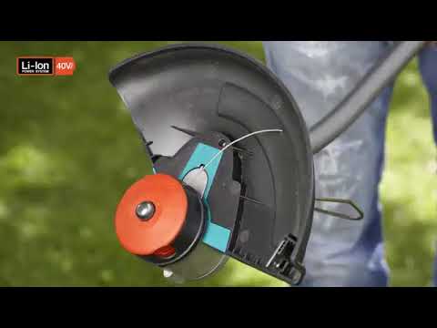 Akkutrimmeri GARDENA PowerCut Li-40/30 (FI) - YouTube