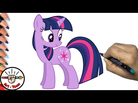 how to draw twilight sparkle from my little pony step by step