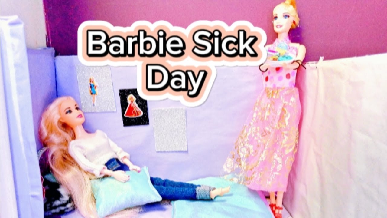 Barbie Sick Day Morning Routine - Dreamhouse Adventure Toys - YouTube