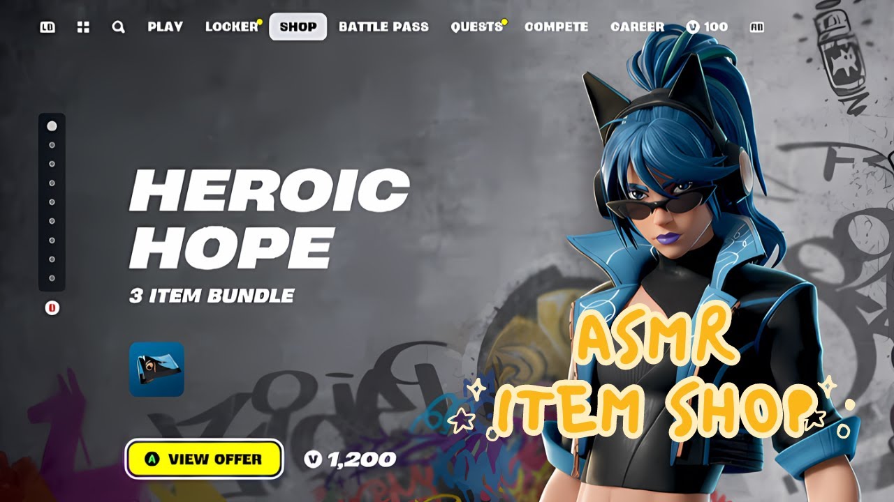 August 17th Item Shop NEW Heroic Hope Skin! - YouTube