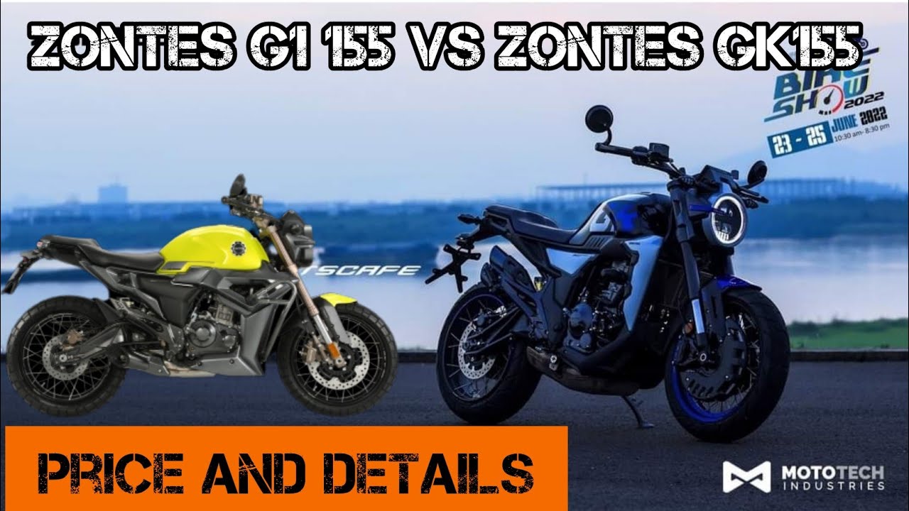 Zontes GK 155 VS Zontes G1 155 || Comparison Video -Details and Price ...