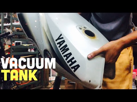 How To - Remove Rust Tank Yamaha RXZ ? - YouTube