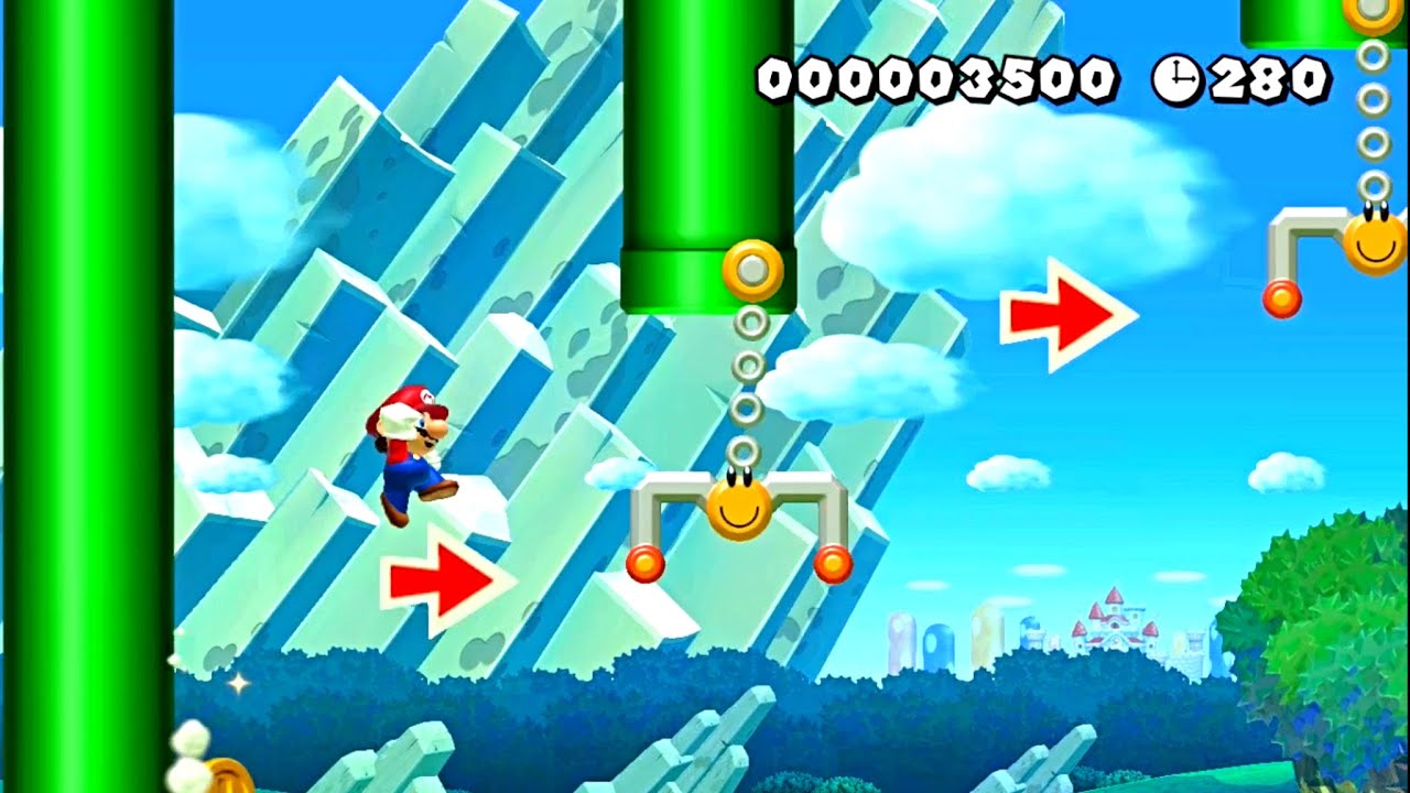 Super Mario Maker 2 🔧 Wall Jump Parkour 🔧 Gameboy - YouTube
