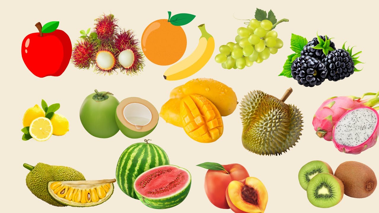 Vui Học Tiếng Anh Với Từ Vựng Về Trái Cây | Apple, Orange, Banana ...