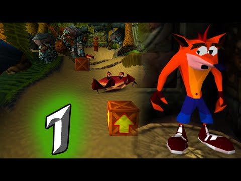 Crash Bandicoot 1 - 100% прохождение, мысли и комментарии -Часть 1-