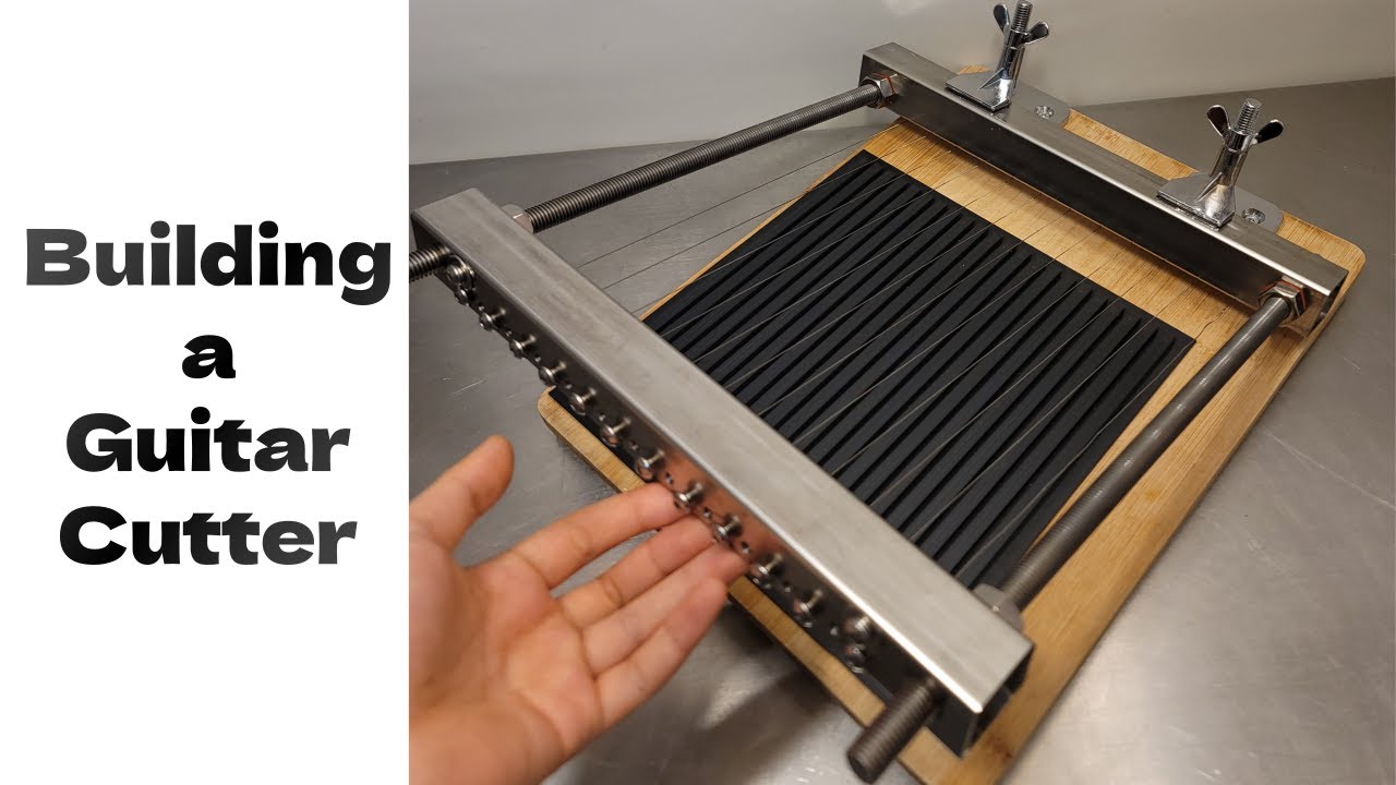 Guitar cutter design and build, chocolate & confectionery - YouTube