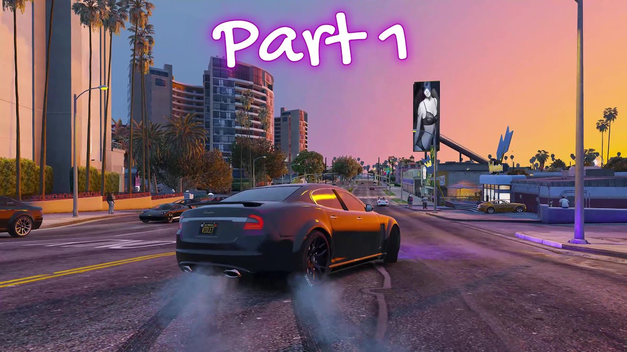 ''Violet'' Lampadati Felon GT Free Run - GTA V 4K/60 - YouTube