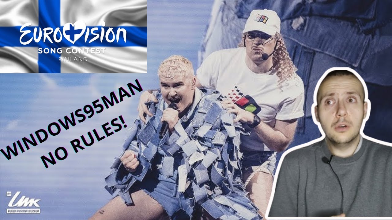 Windows95man - No Rules! | Finland Eurovision 2024 reaction - YouTube