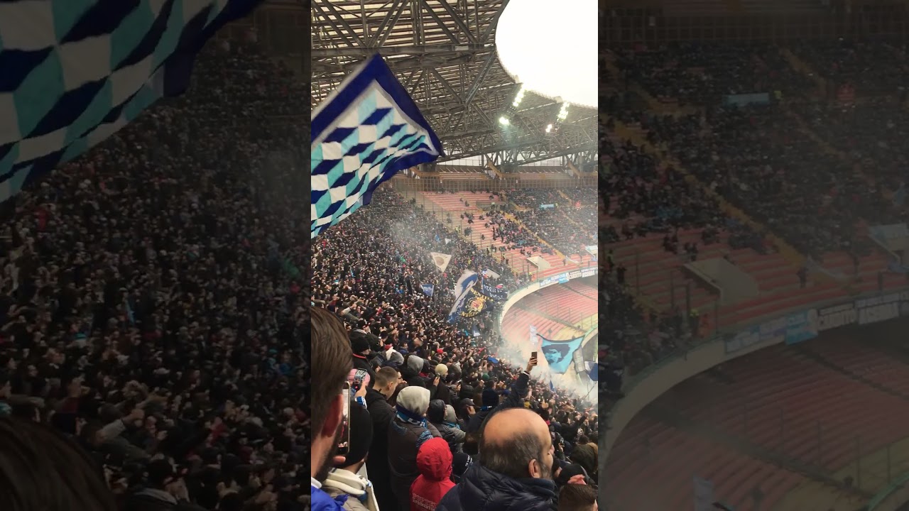 Coro ultras Napoli Curva B - Napoli torna campione! - YouTube