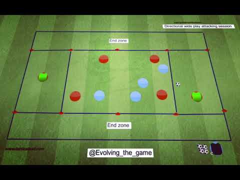 Triangle offense Patterns- U10 Soccer Drills - YouTube