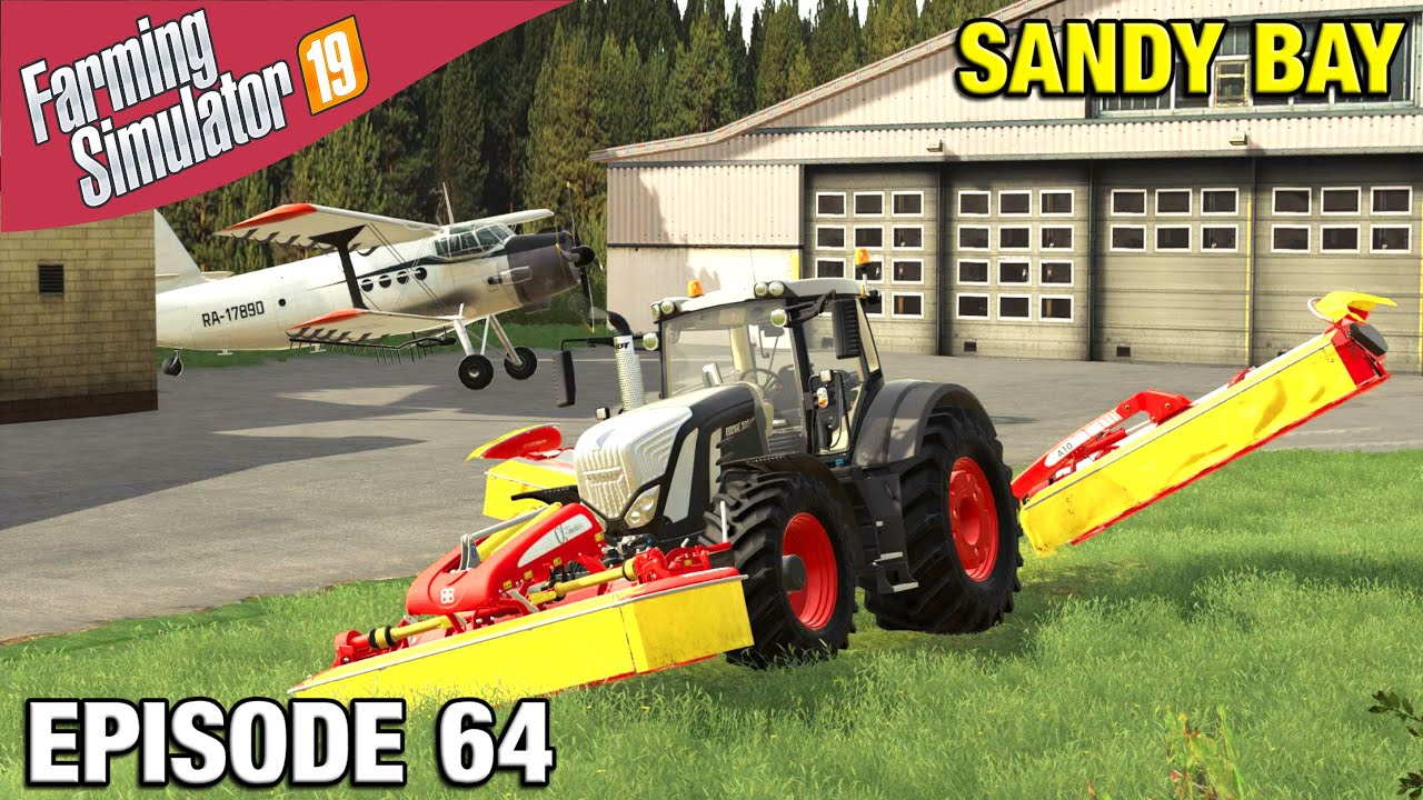 WORKING ON THE AIRFIELD Farming Simulator 19 Timelapse - Sandy Bay ...