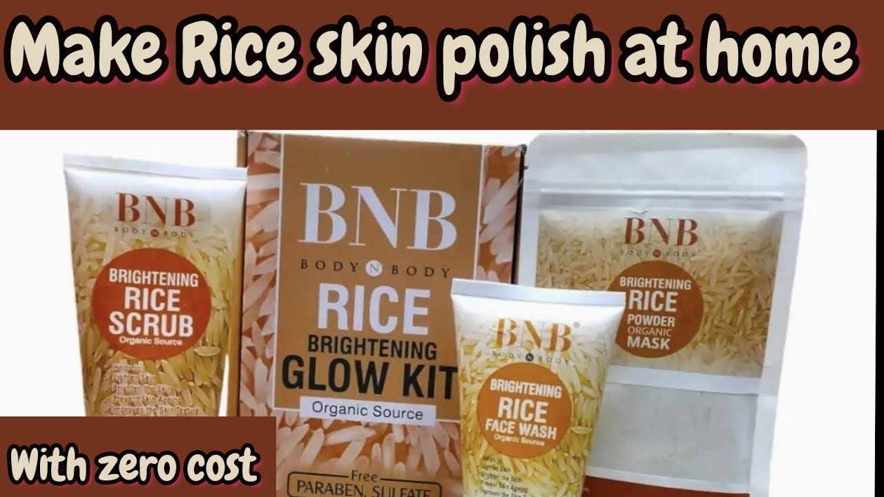 make rice skin polish at home || Benefits of rice skin polish || review ...