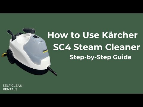 How to use Karcher SC4 Steam Cleaner