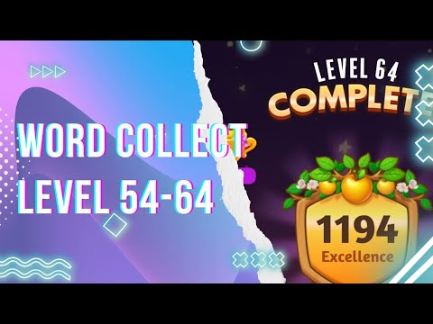 WORD COLLECT LEVEL 54-64 #games #wordgames #educational #viralvideo # ...
