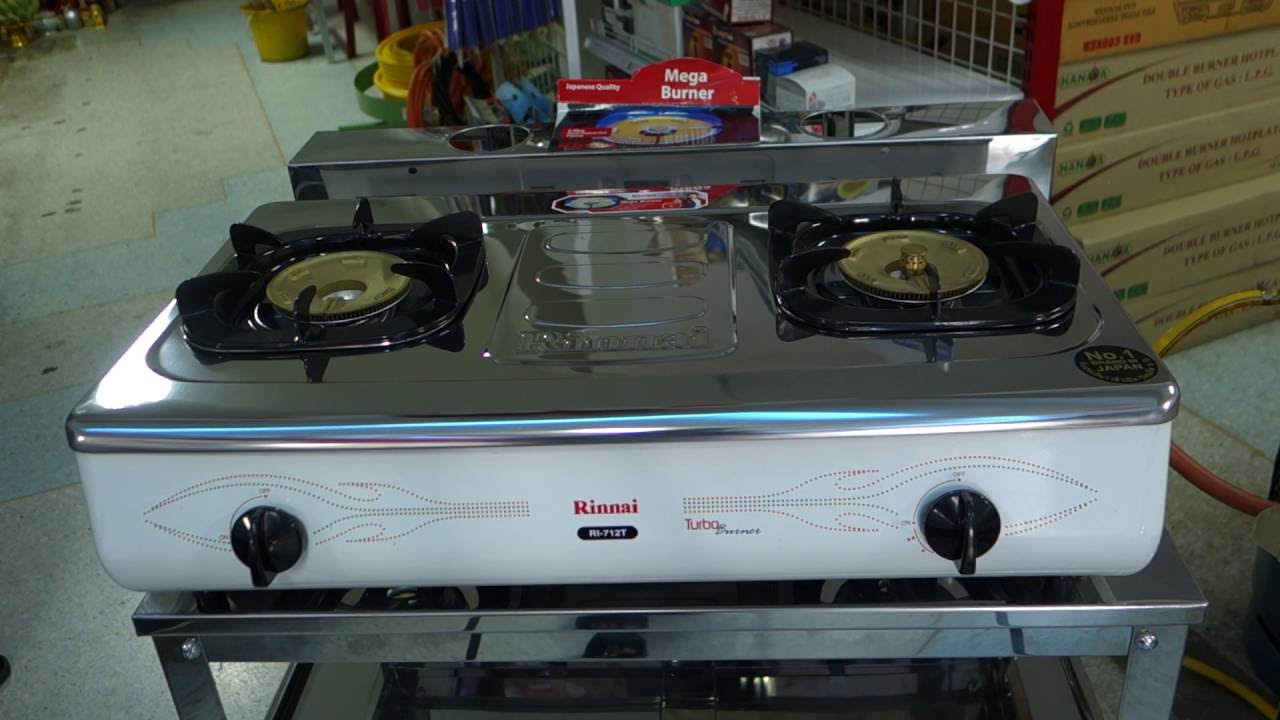 Rinnai : RI-712T Mega Burner / รินไน เตาแก๊ส รุ่นใหม่ ไฟแรงสูง l หจก. ...