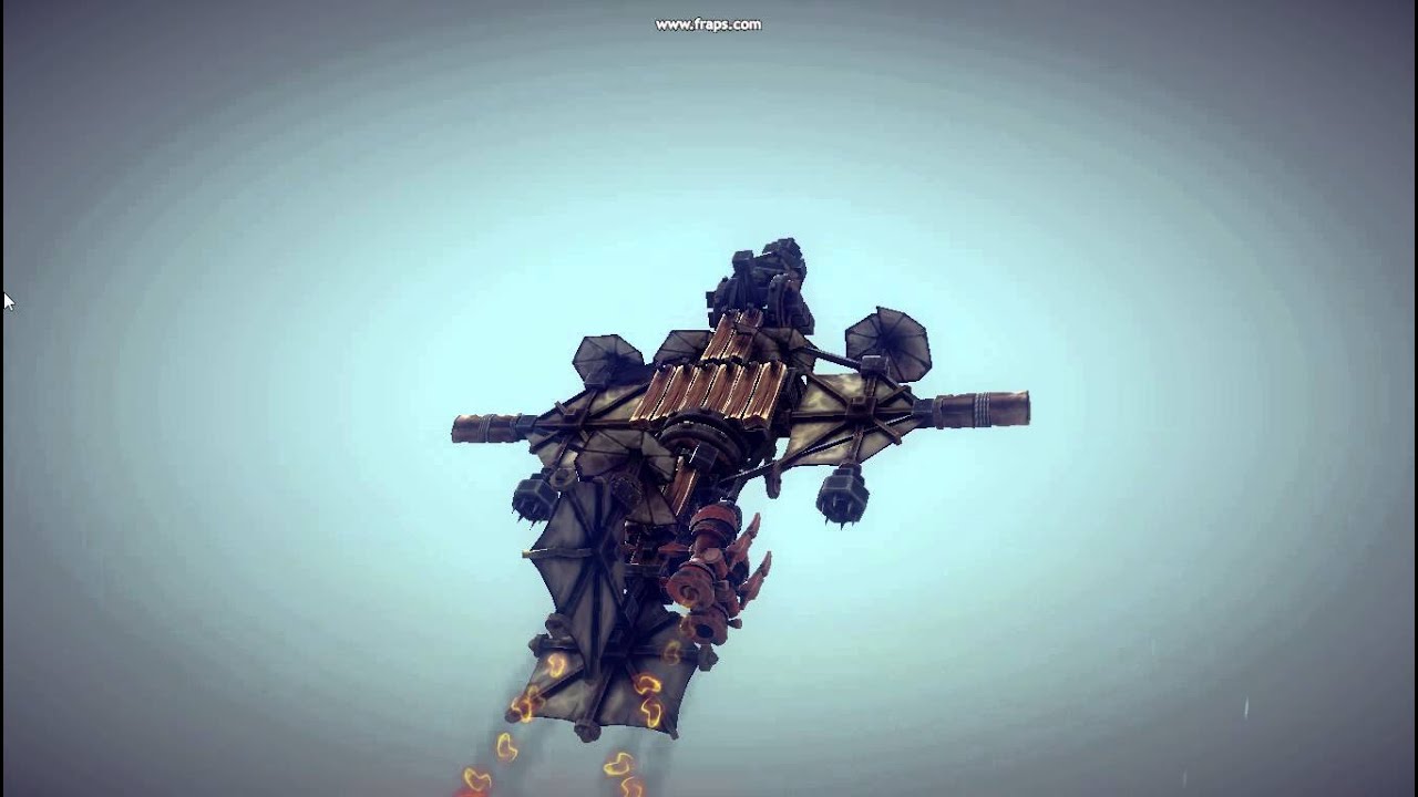 Besiege Steam jet bomber - YouTube
