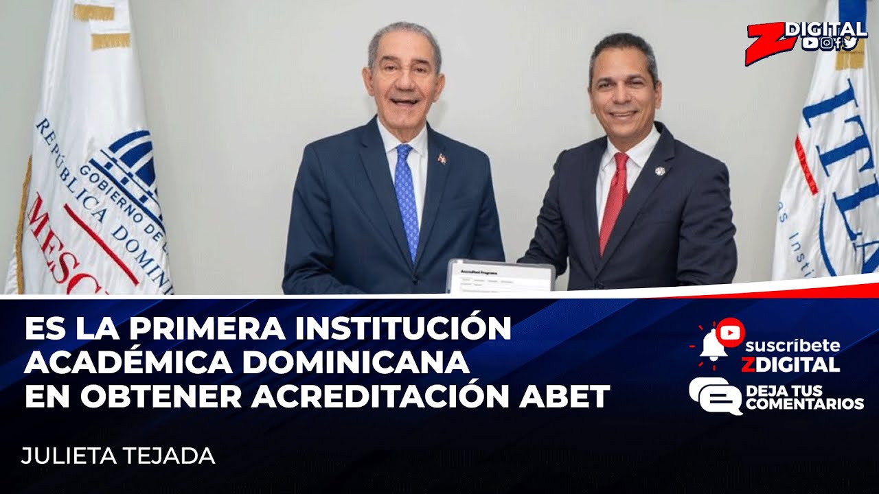 Reconoce importancia de que el ITLA lograra acreditación ABET - YouTube