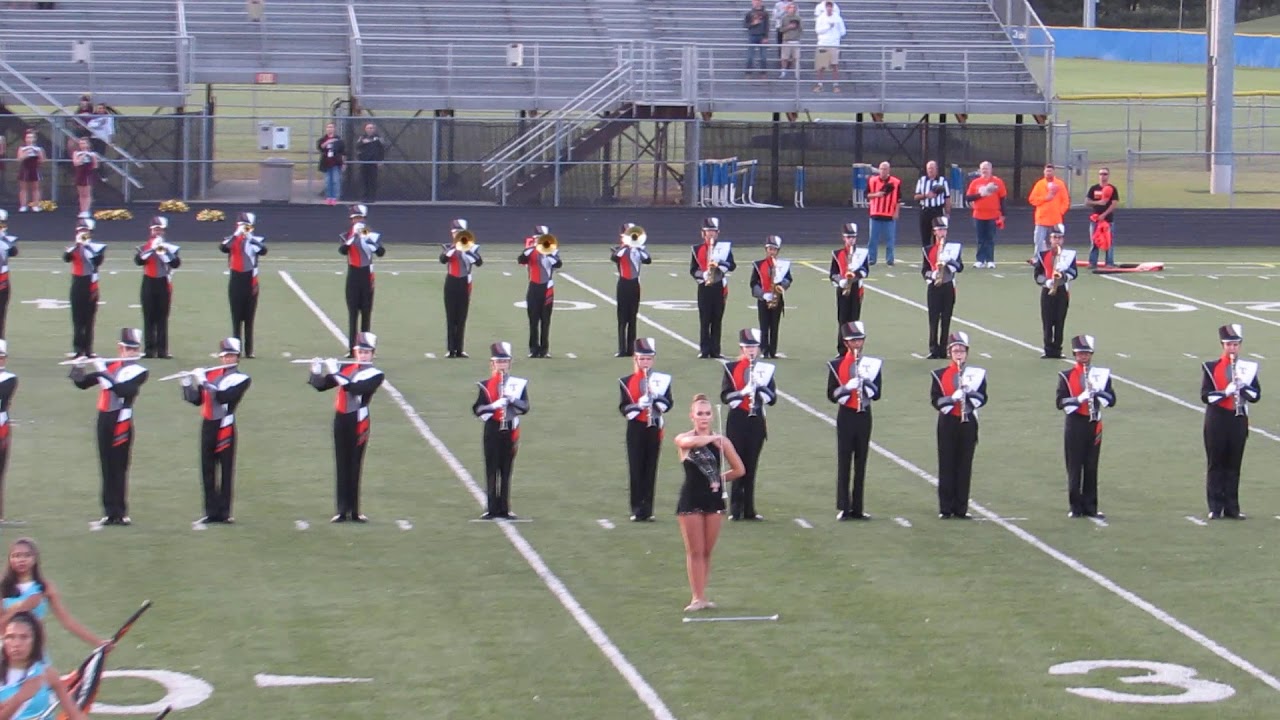 2019 Sept 20 "Star Spangled Banner" Tabb High School Band - YouTube