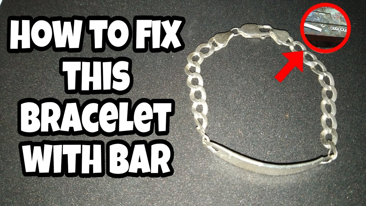 How to fix a broken silver bracelet with bar | Ro & Je Jewelry - YouTube