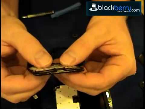 Blackberry 8900 disassembly tutorial - Bezel, Trackball, Keyboard ...