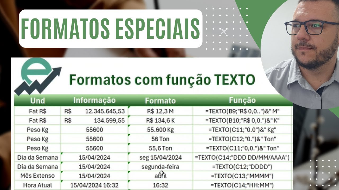 Descubra Como Usar a Função TEXTO no Excel para Formatações Especiais ...