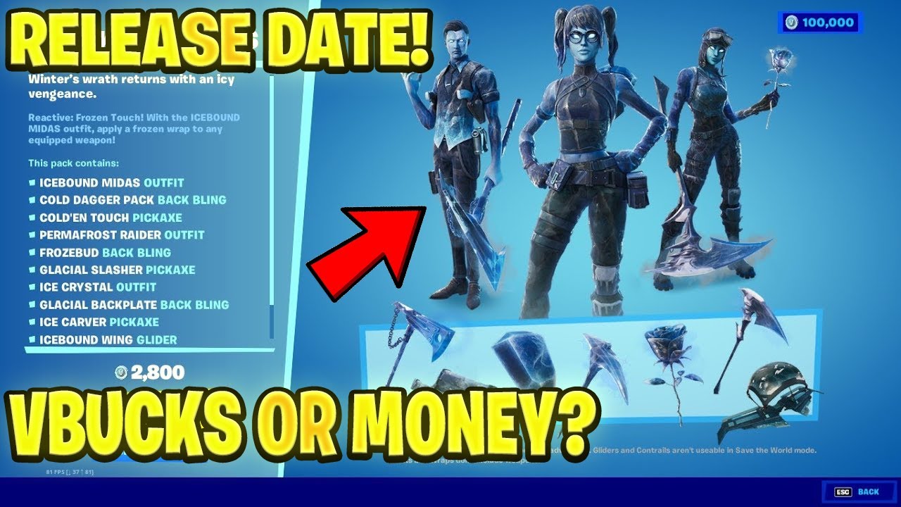 Black Ice Legends Pack Release Date In Fortnite Item Shop! (Fortnite ...