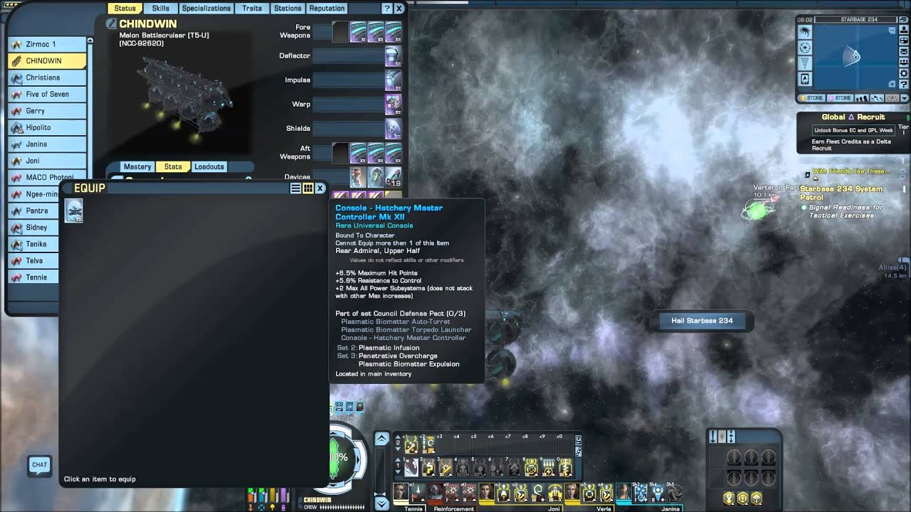 Star Trek Online Malon Battlecruiser Starbase 234 Test - YouTube