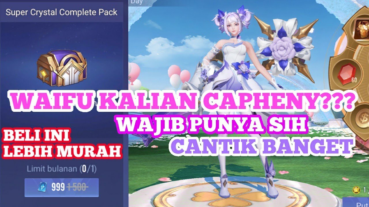 [Arena of Valor] Gacha New Skin Capheny : Wedding Day Super Crystal ...