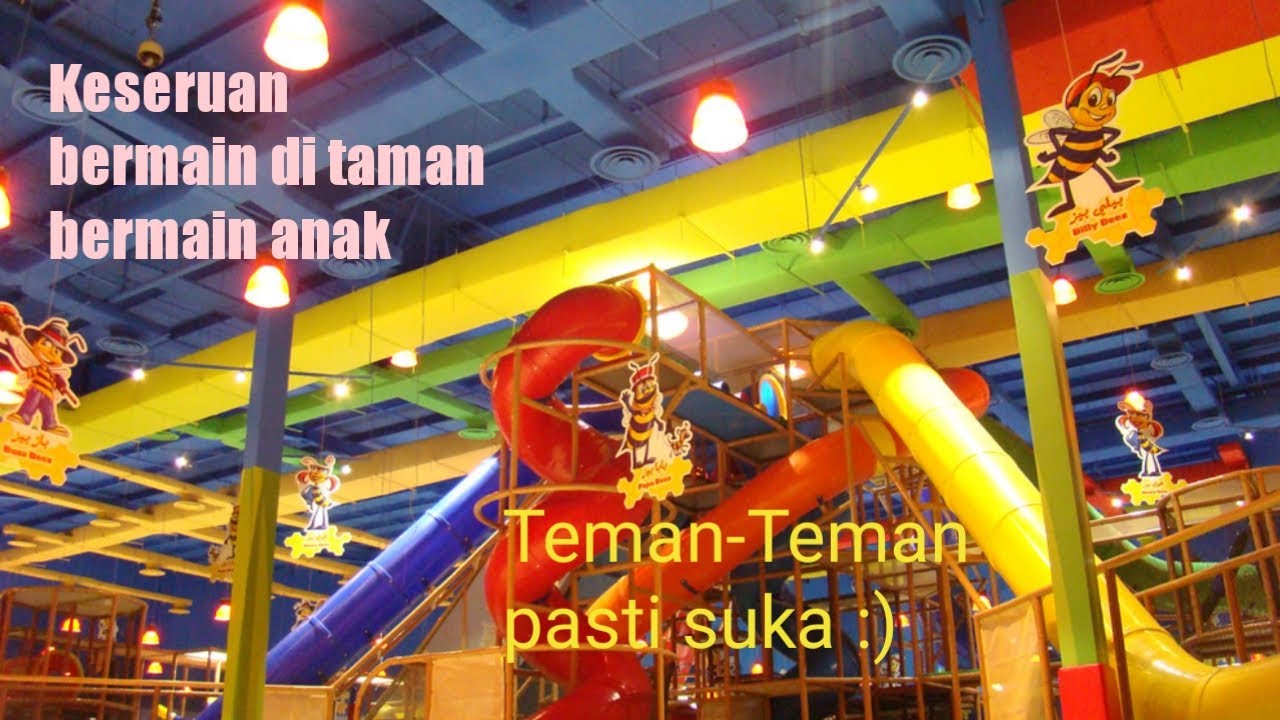keseruan bermain di taman bermain anak || bisa belajar sambil bermain. - YouTube