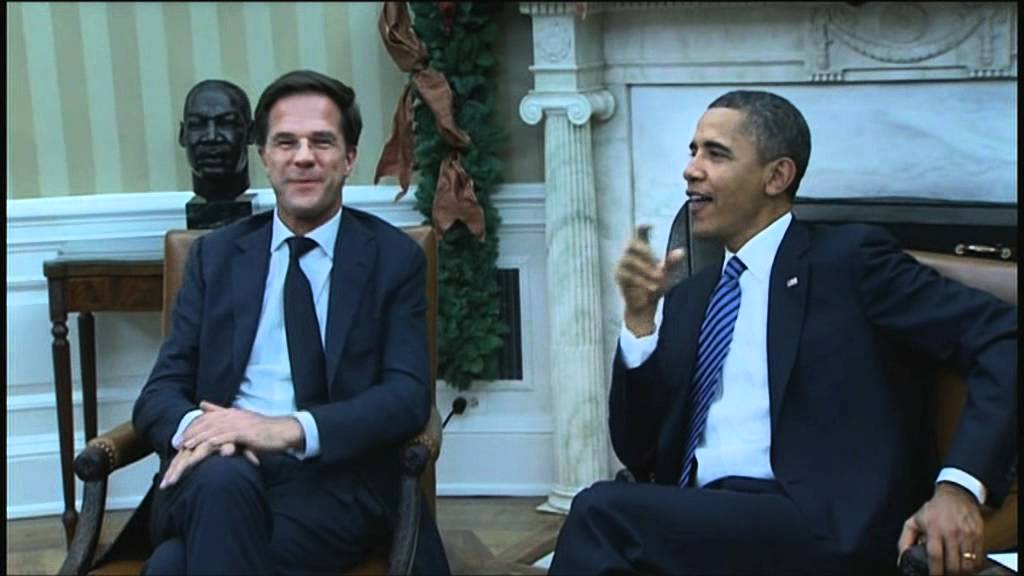 Rutte bij Obama - YouTube