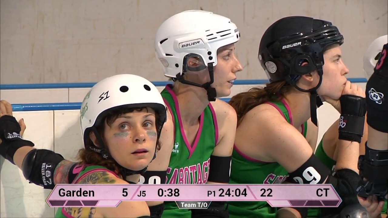 WFTDA Roller Derby: CT RollerGirls vs Garden State Rollergirls - ECDX ...