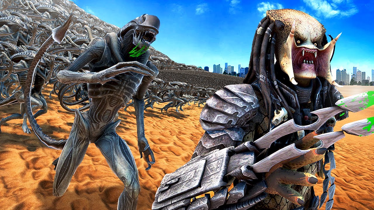 ALIEN Army Invades City - Ultimate Epic Battle Simulator 2 - YouTube