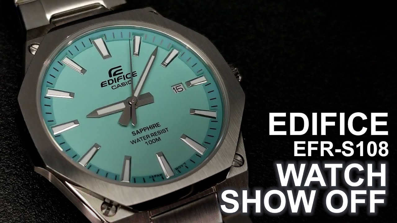 Casio Edifice EFR-S108 - Watch show off montage - YouTube