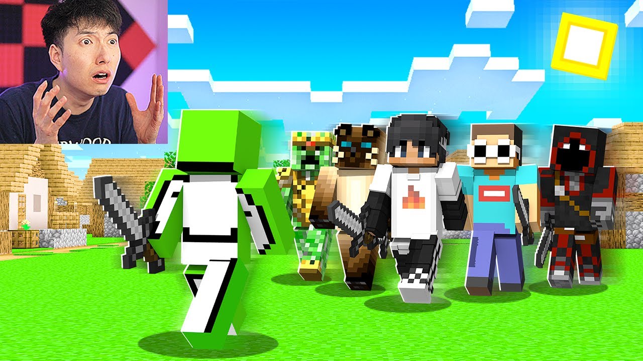 I Reacted to Dream's Minecraft SPEEDRUN vs 5 HUNTERS! *INSANE* - YouTube