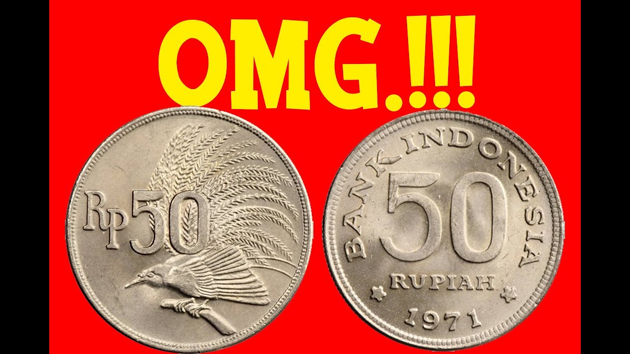 50 rupiah Indonesia 1971 Old Antique and Rare Coin Review Your Have To ...