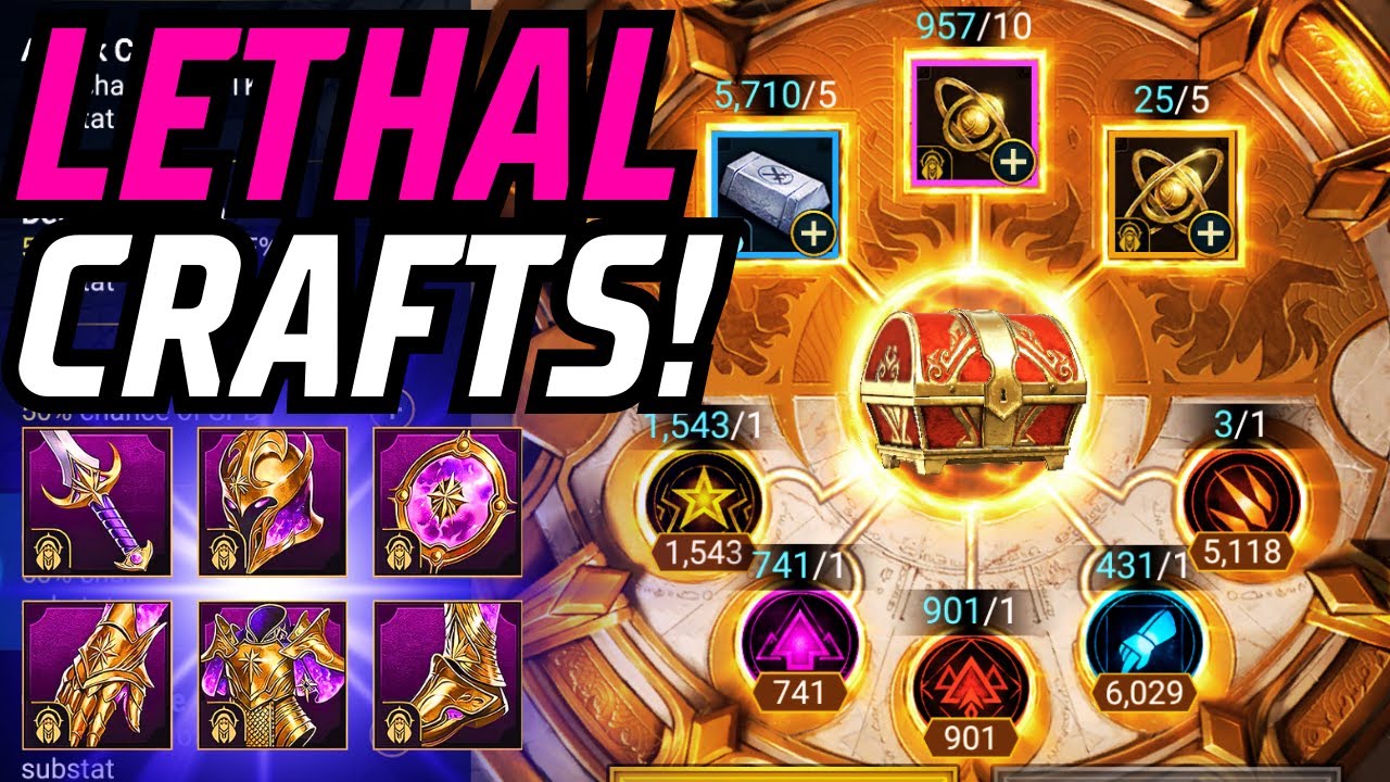 READY TO CRAFT ALL MY LETHAL GEAR! FINALLY AN UPGRADE! | RAID: SHADOW ...