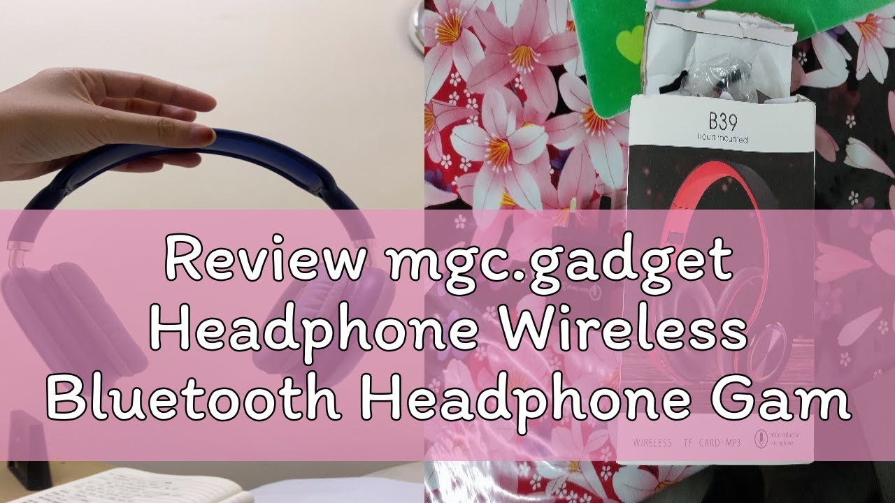 Review mgc.gadget Headphone Wireless Bluetooth Headphone Gaming Headset ...