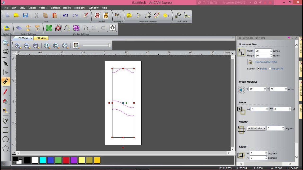 How To Make A Design Form Small Size To Big Size - YouTube