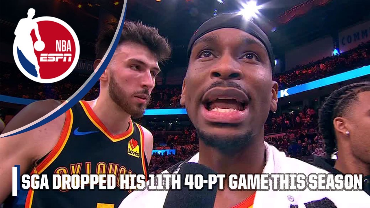 Chet Holmgren SET THE RECORD STRAIGHT on SGA 🗣️ 'MVP! THREE LETTERS!' | NBA on ESPN - YouTube