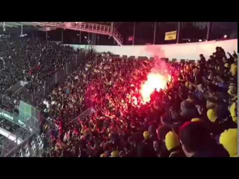 Beşiktaş 3-1 Fenerbahçe | Fenerbahçe Tribünü Meşale Şov