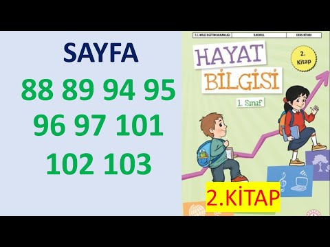 1.SINIF HAYAT BİLGİSİ 2.DERS KİTABI SAYFA 88 89 94 95 96 97 101 102 103 CEVAPLAR