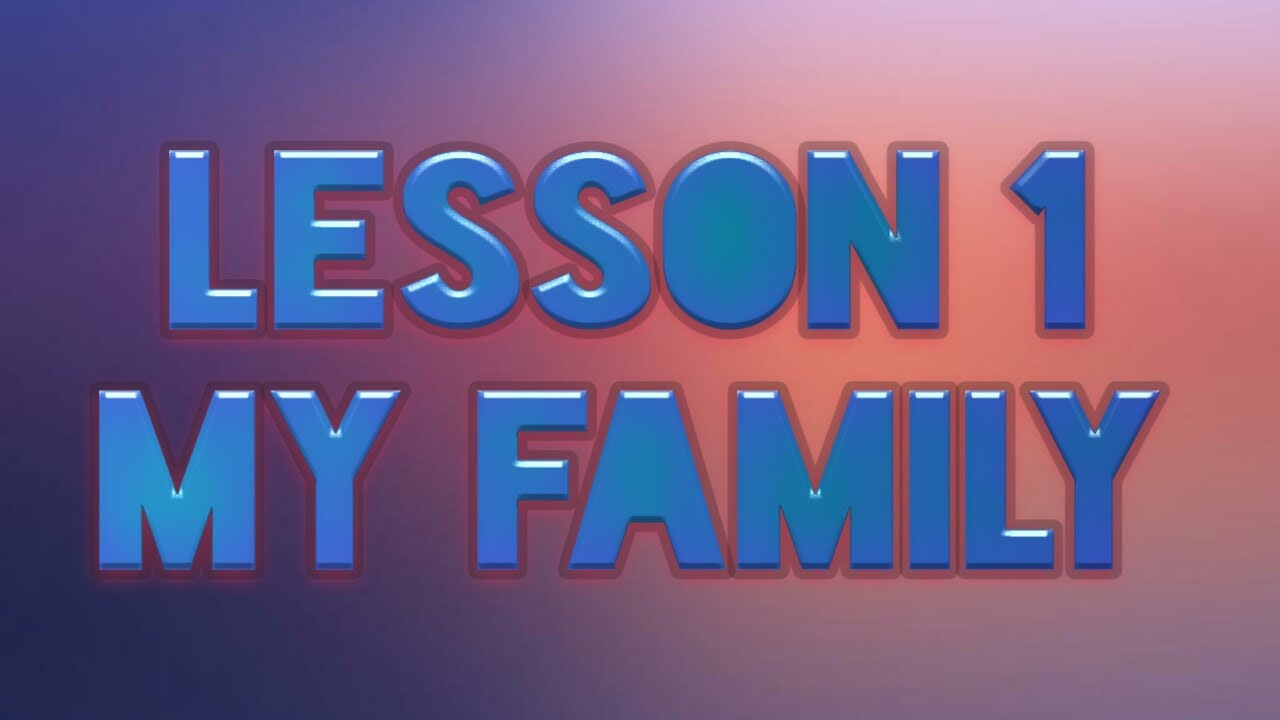 class 3 s st || lesson 1|| MY FAMILY|| CLASS 3 SOCIAL STUDIES || CLASS ...
